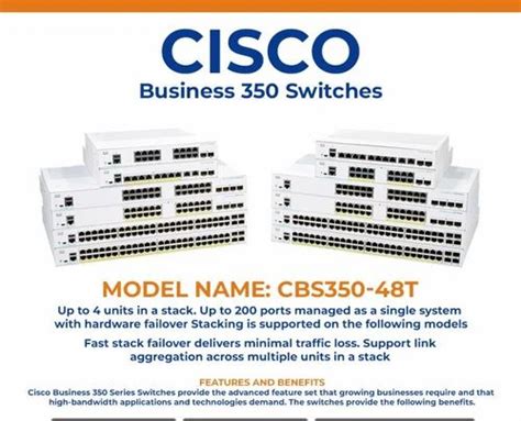 Cisco 350 Cbs350 48t 4x At ₹ 26999 Piece Cisco Network Switch In