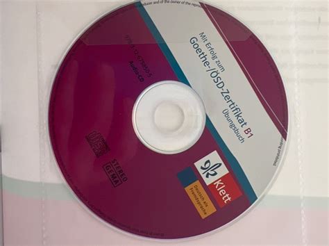 Goethe OSD Zertifikat B Klett Acheter Sur Ricardo