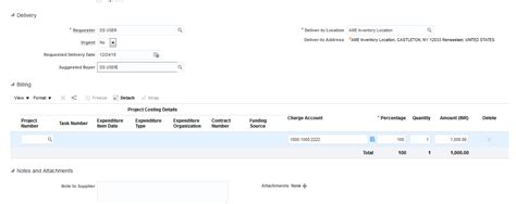oracle masterminds requisition creation and approve process in fusion