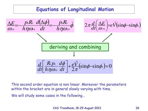 Ppt Longitudinal Dynamics Powerpoint Presentation Free Download Id2703351