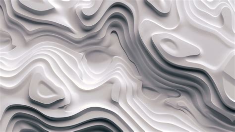 Wallpaper Waves White Os 25997