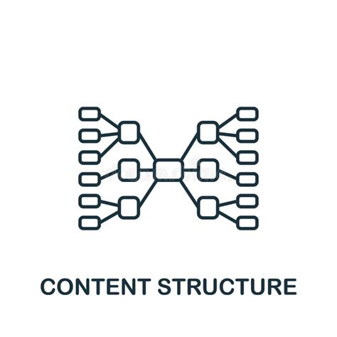 Content Structure Icon Monochrome Simple Web Design Icon For Templates Web Design And