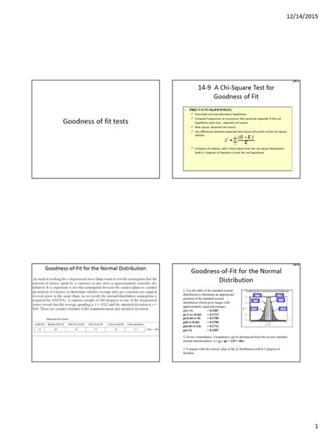 Normality Test Pdf Normal Distribution Chi Squared Distribution