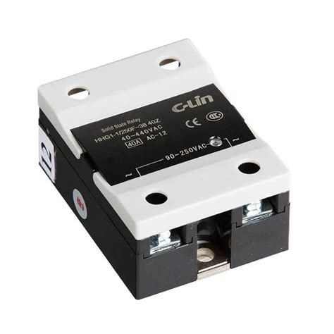 รีเลย์โซลิดสเตท Solid State Relay Hhg1 1 250f 38 เทียบรุ่น Ssr Aa Input 90 250vac Output 24