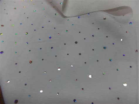 Velours Double Face Blanc A Strass La Caverne Aux Mille Tissus