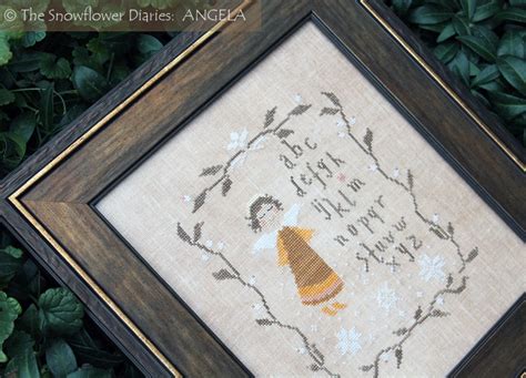 Angela Cross Stitch Pattern Instant Download The Snowflower Diaries