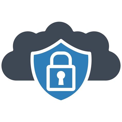Premium Vector Cloud Security Vector Illustration Style