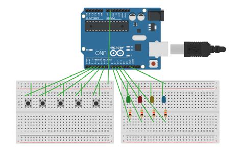 circuit design memory game tinkercad