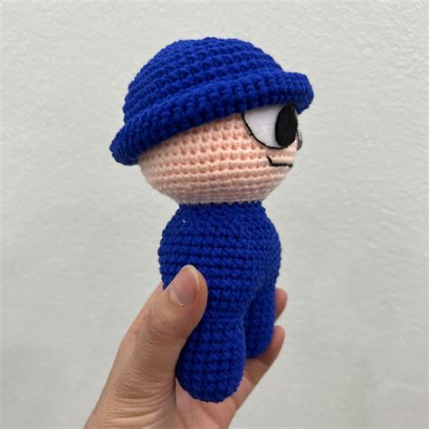 Fnf Dambai Crochet Plush Custom Fnf Crochet Toys Etsy