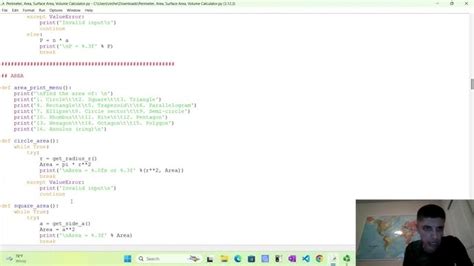 Python Programming How To Calculate Volume Of Shapes