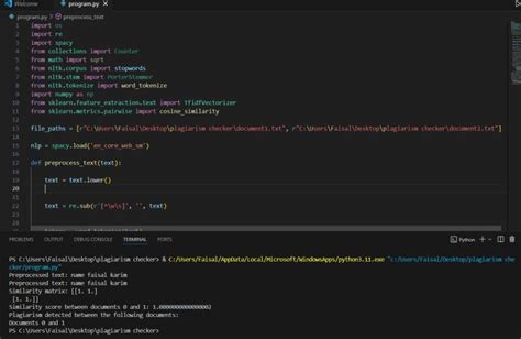 Developed Plagiarism Checker Tool Using Python Faisal Karim Posted On The Topic Linkedin