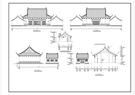 仿古瓦施工图 仿古屋檐瓦安装图 仿古瓦房顶施工 大山谷图库