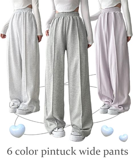 특가할인 [숏and롱 데일리 ]허리쏙 3단 하이웨스트 핀턱 와이드팬츠 개미허리 허리잘록 트레이닝 팬츠 사계절 봄가을 키작녀 키큰녀 에이블리