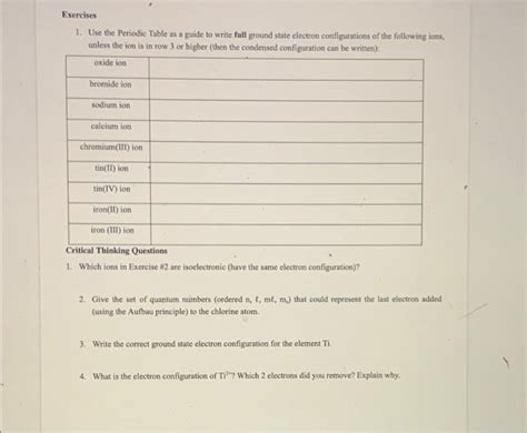 Solved The Third Period Contains An Element With S And P Chegg Com