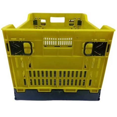 Rectangular Plastic Collapsible Crates For Industrial At ₹ 350 In Rectangular Plastic Collapsible Crates For Industrial At ₹ 350 In