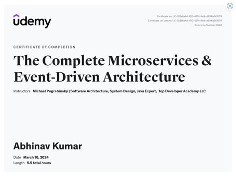 Abhinav Kumar On Linkedin Udemybusiness Microservices Microservicesarchitecture