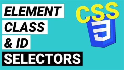 Css Element Id And Class Selectors See Scott Dev