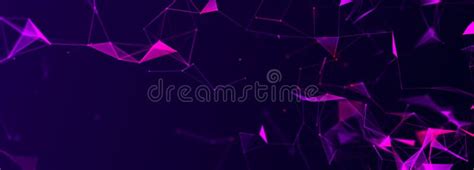 Technology Background Abstract Digital Combination Dots Network Connection Structure Stock