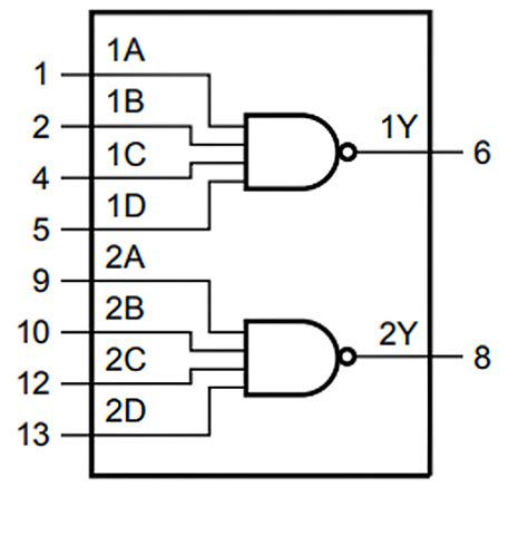 nand gate ic circuit diagram circuit diagram