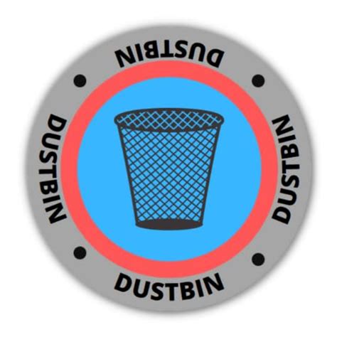 5s Dustbin Identification Sticker 5s Essential Floor Sticker Set
