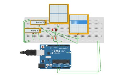 Circuit Design Fading Led Tinkercad