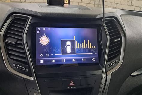 Installation Of A Modern Multimedia System With A Rear View Camera On The Car The Installation