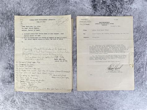 Collection Of Wwi Ww1 Us Army Signal Corps Photos