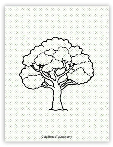 39 Cute Tree Drawing Ideas Cute Things To Draw
