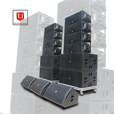 Top Quality Powered DJ Sound System Dual Inch Audio Line Array Two Way Speakers Inch