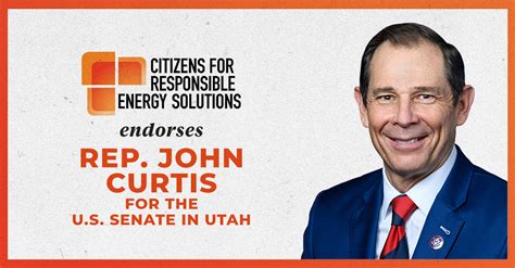 Cres Endorses Rep John Curtis For Us Senate Citizens For