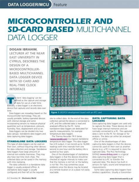 MICROCONTROLLER AND SD CARD BASED MikroElektronika