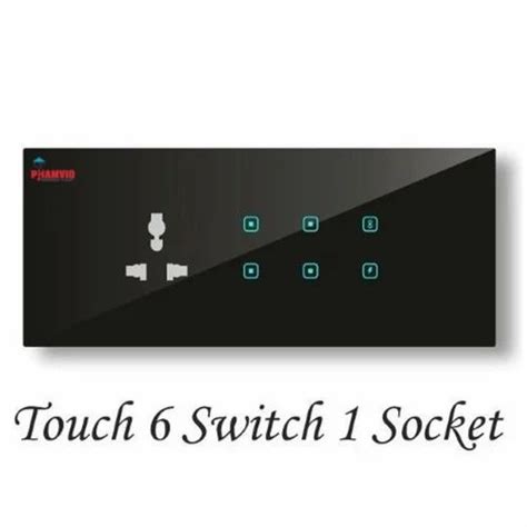 Gang With Socket Touch Panel Switch At Piece Modular Touch Switches In Ambala ID