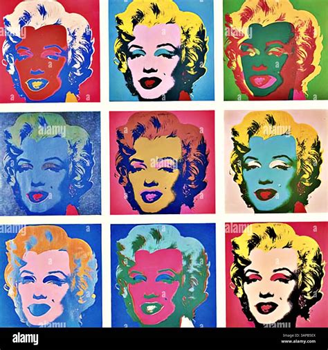 Marilyn Monroe Painting Stock Vector Images Alamy