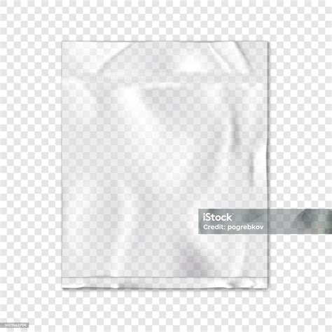 투명한 배경 벡터 모형에 진공 밀봉 투명 비닐 파우치 빈 빈 사각형 플랫 비닐 봉투 패키지 모형 비닐 봉지에 대한 스톡 벡터 아트 및 기타 이미지 Istock