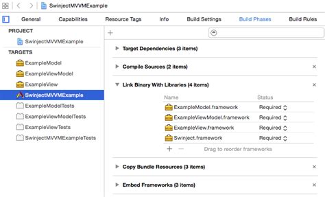 Dependency Injection In Mvvm Architecture With Reactivecocoa Part 2 Project Setup Swift Injection
