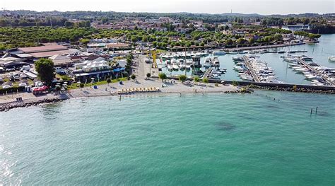 Spiaggia Lido Ai Pioppi ☀️ Peschiera Del Garda Beach Map