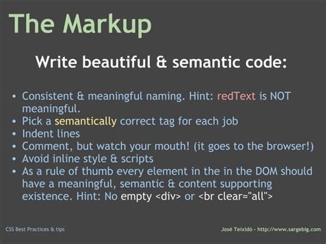 Css Best Practices Ppt