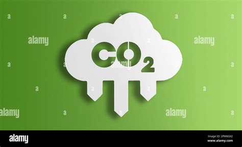 Co2 Emission Concept Depicting Issue Of Carbon Dioxide Emissions And Its Impact On Nature In