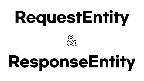 [java] requestentity and responseentity