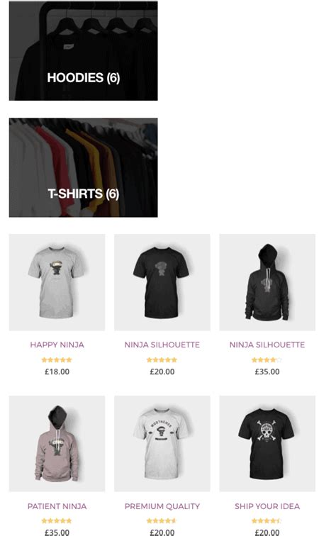 Woocommerce Nested Categories Welaunch