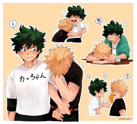 How Deku And Todoroki Deal With Drunk Bakugo Cr Potatoccalon My