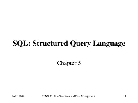 Ppt Sql Structured Query Language Powerpoint Presentation Free