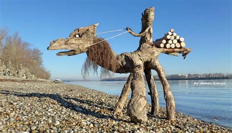 Artist Creates Remarkable Sculptures From Driftwood He Found On The