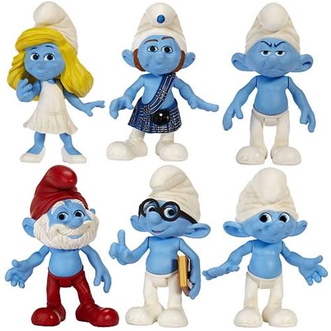 Smurfs Movie Grab Ems Figures Wave 1 Case