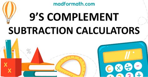9s Complement Subtraction Calculator