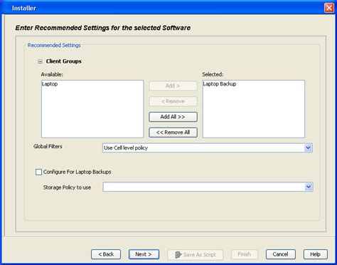 Install Software From The Commcell Console Advanced