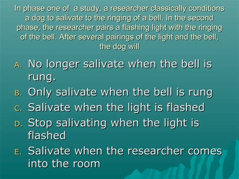 Classical Conditioning Notes Ppt