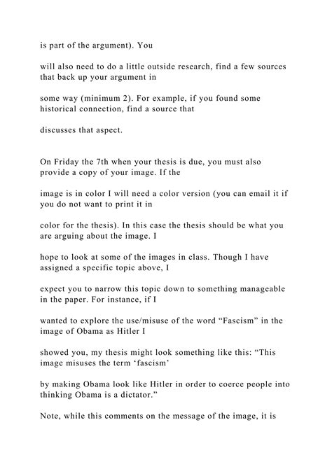 Essay 3 Visual Rhetorical Analysis Thesis Due 107 Draft Dudocx