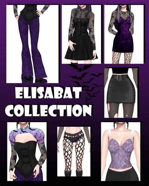 Preview Elisssabat Collection Ladybugtrait Sims 4 Mods Clothes Sims 4 Clothing Sims 4 Cc