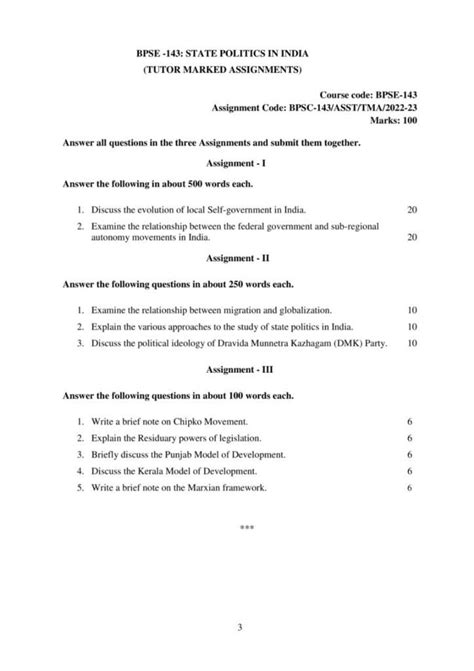 IGNOU BPSE 143 SOLVED ASSIGNMENT 2022 23 ENGLISH MEDIUM